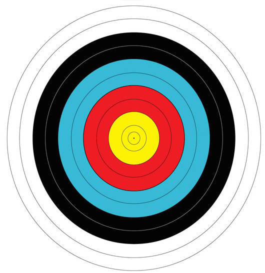 25 M. TARGET FACE – ArcheryThai